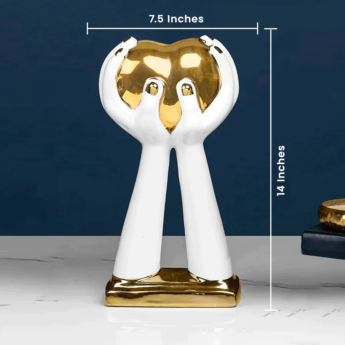Buy Noir Luxe Home Decoration Showpiece-Big White | Dekor Company