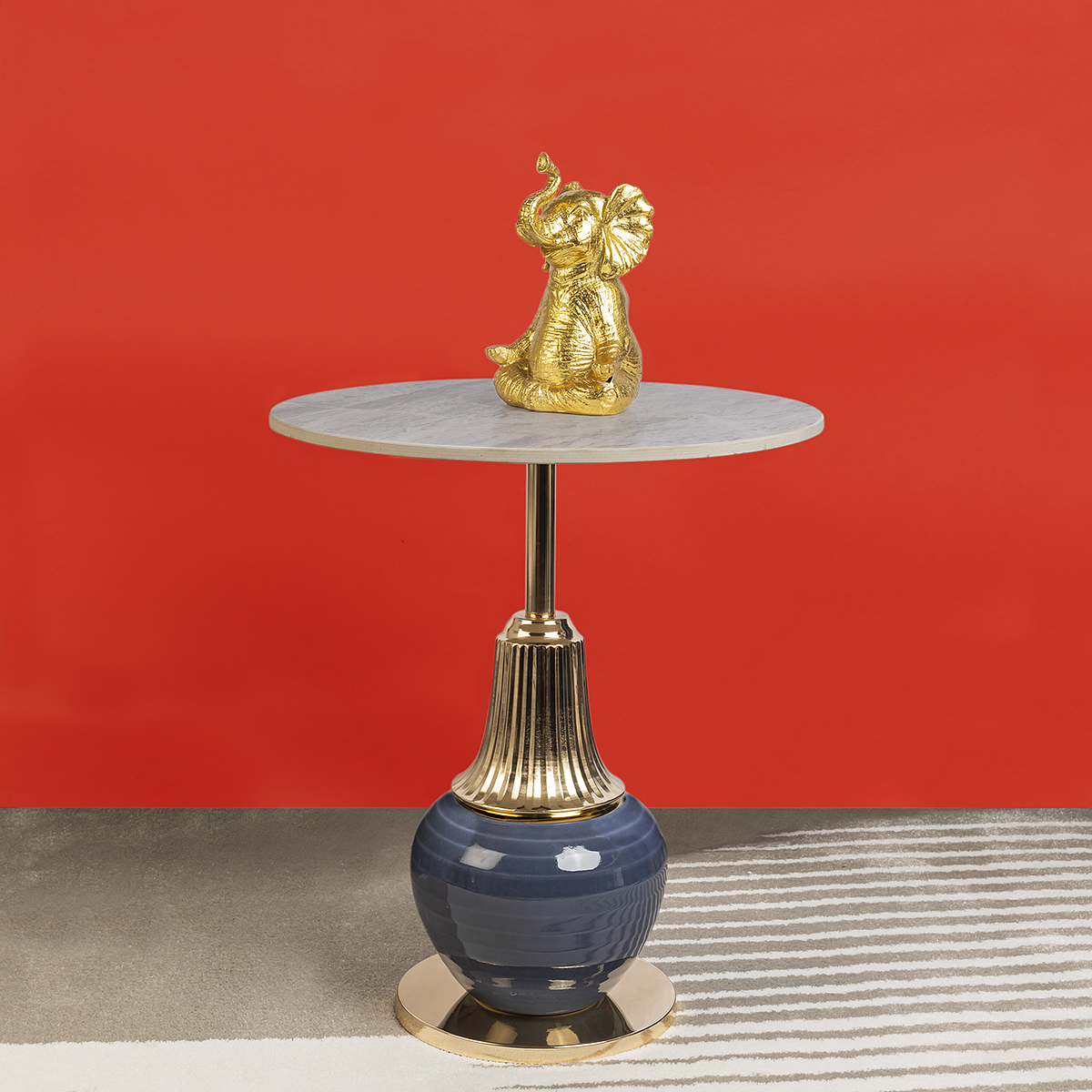 Buy Obsidian Elegance Accent Side Table | Dekor Company