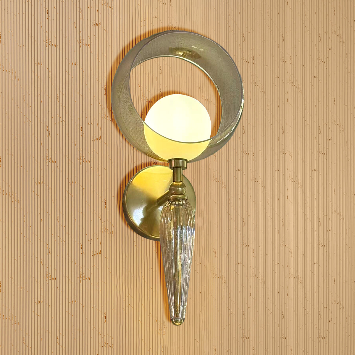 Opaline Eclipse Wall Light for Living Room & Item for Wall Decoration ...
