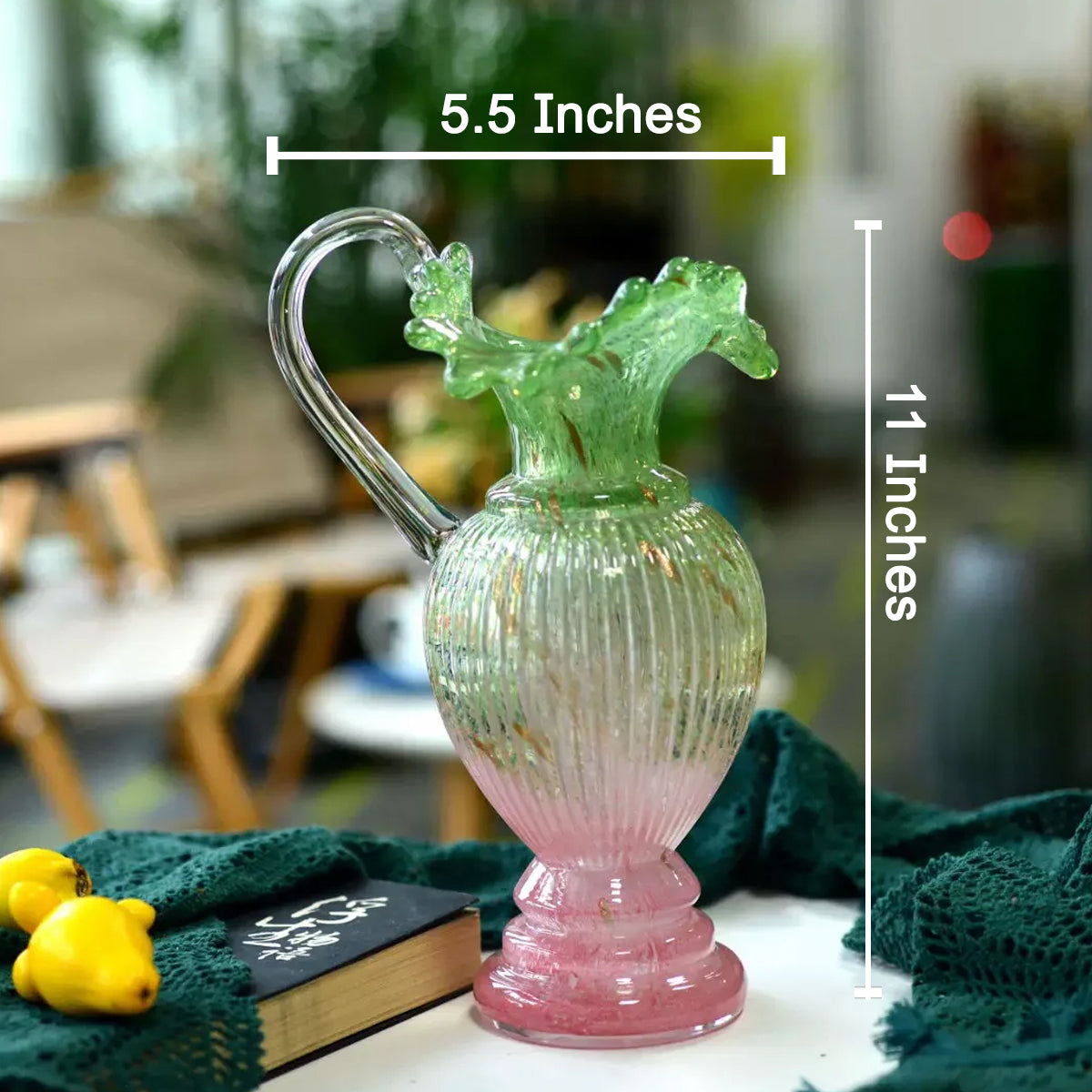 Spring Blossom Handblown Glass Showpiece & Items for Room Decoration ...
