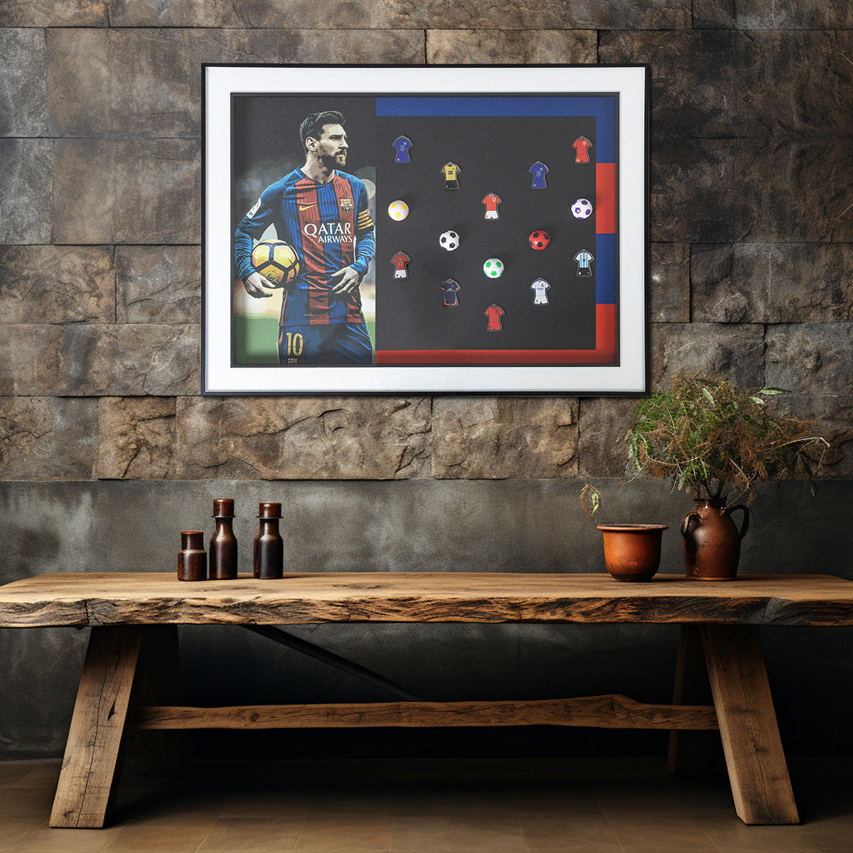 Buy Messi Fever Shadow Box Wall Decoration Piece | Dekor Company