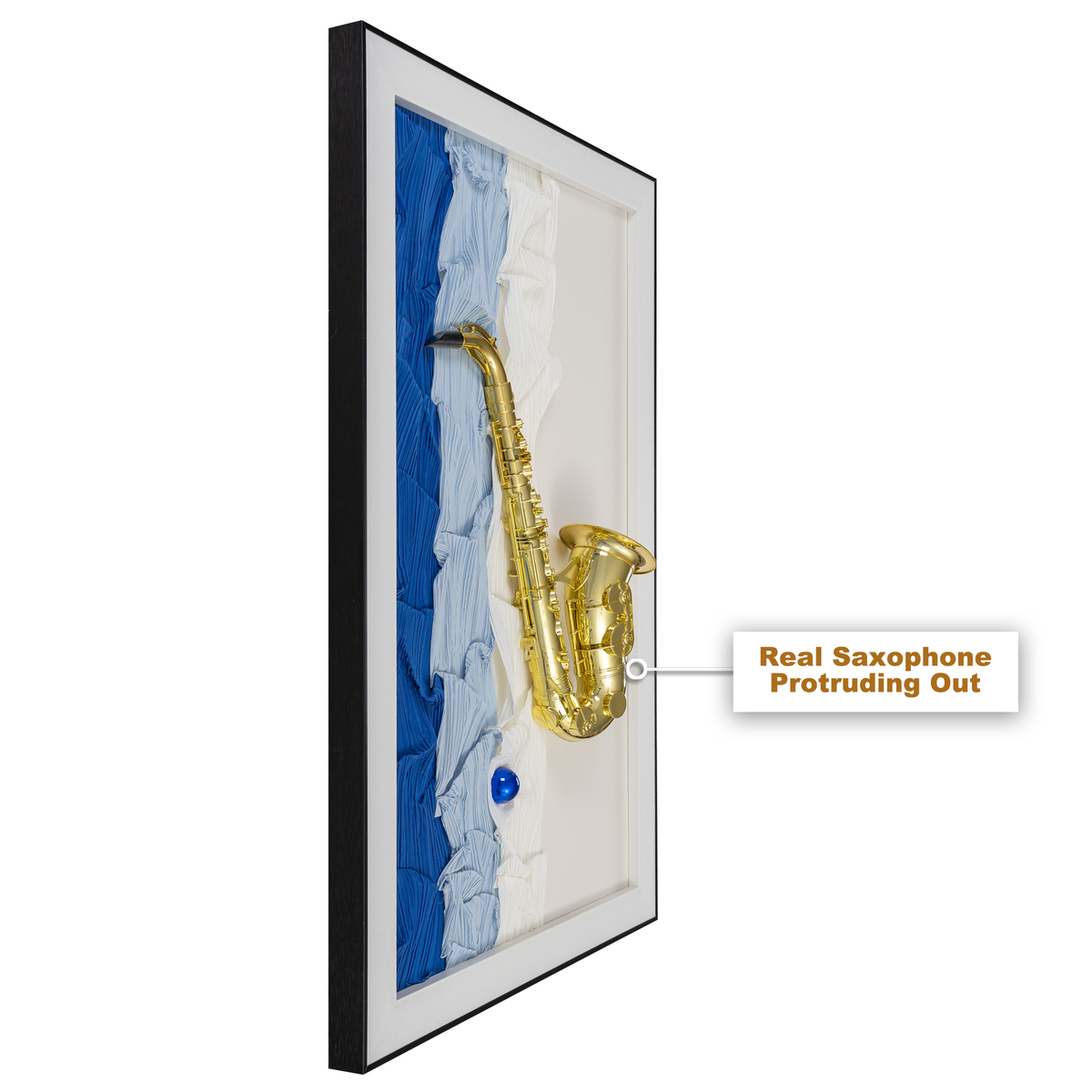 Buy Saxophone Serenity Keepsake Shadow Box | Dekor Company