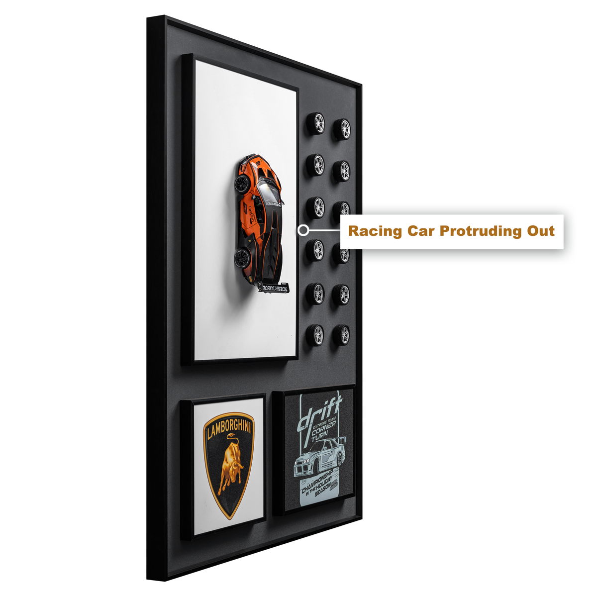 Buy Lamborghini Car Racing Shadow Box | Dekor Company
