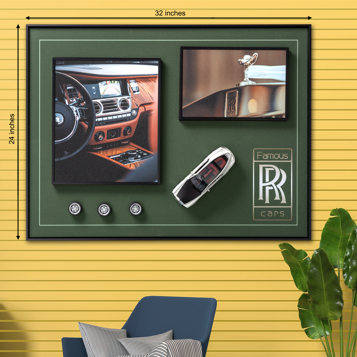 Buy Classic Rolls Royce Car Shadow Box | Dekor Company
