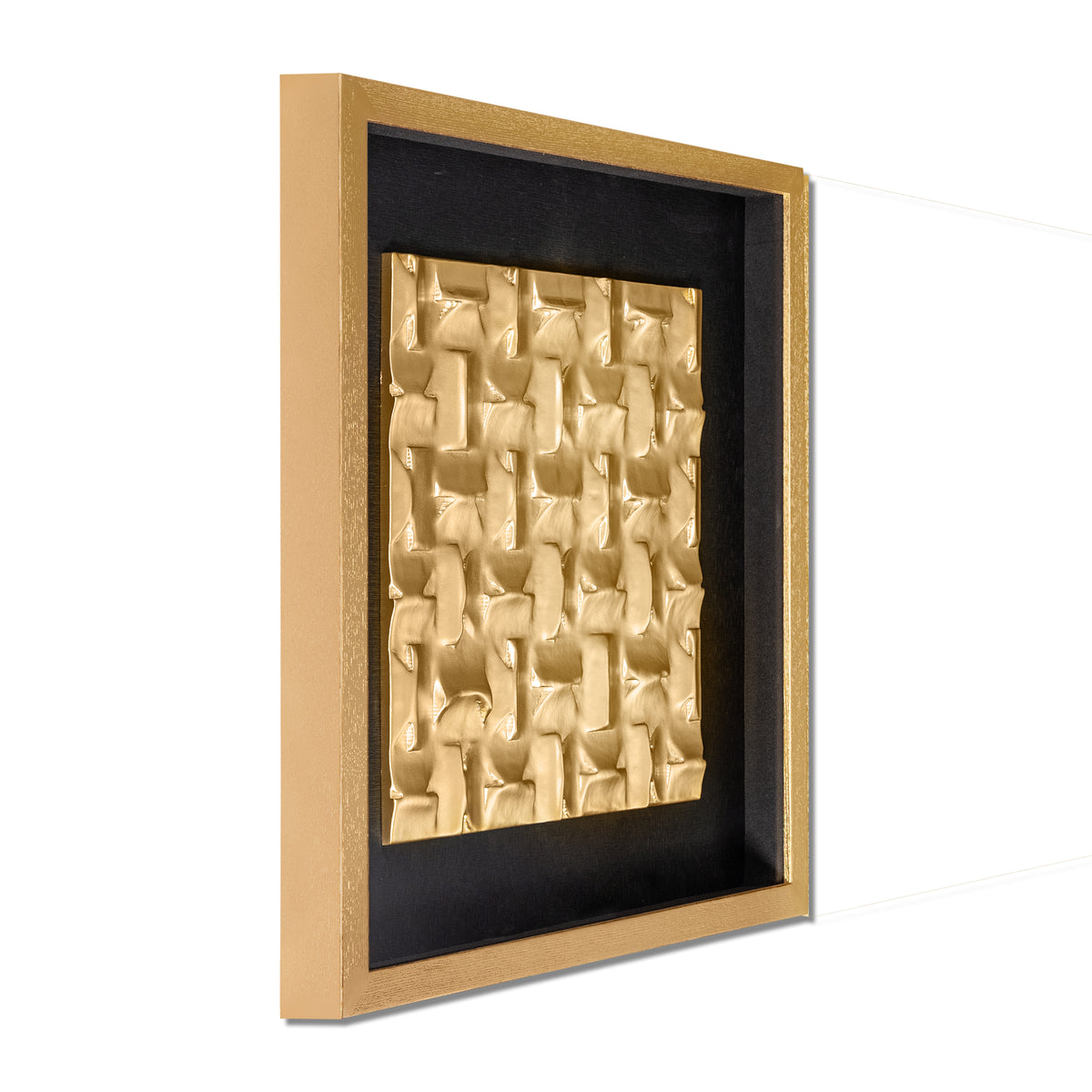 Golden Matrix Shadow Box for Wall Decoration – Dekor Company