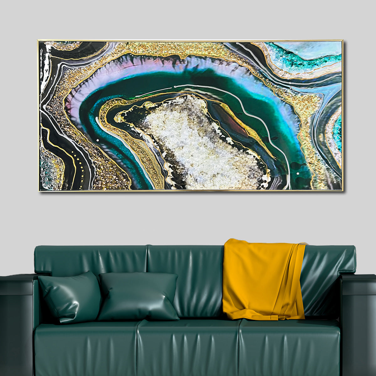 Vivid and Vivacious 100% Hand Painted Wall Painting | Dekor Company