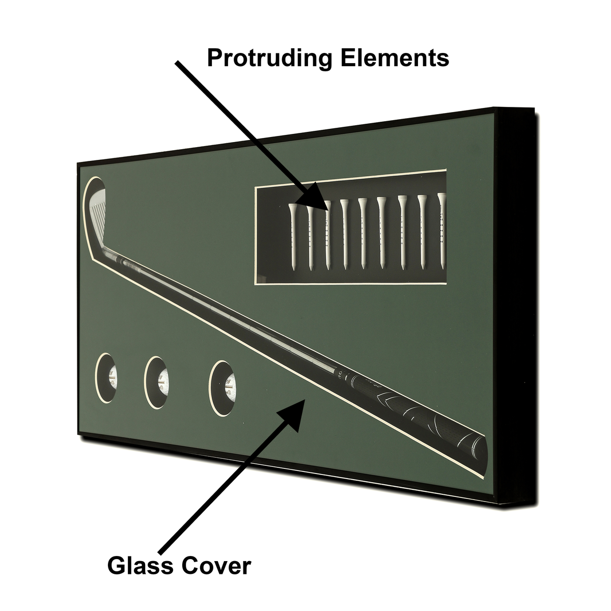 Buy A Golf Lover Shadow Box | Dekor Company