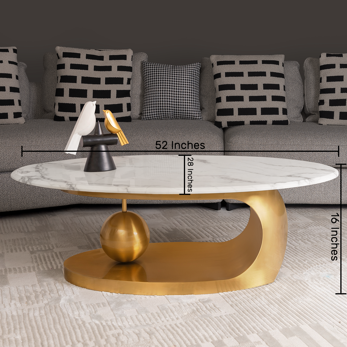 Amara Gold Base Round Accent Table - Gold (Stainless Steel) (N) – Dekor ...