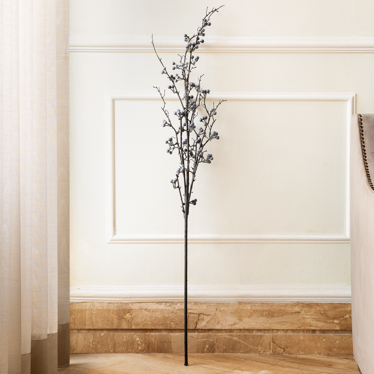 Everlasting Blueberry Artificial Stem (Single Stem Only) – Dekor Company