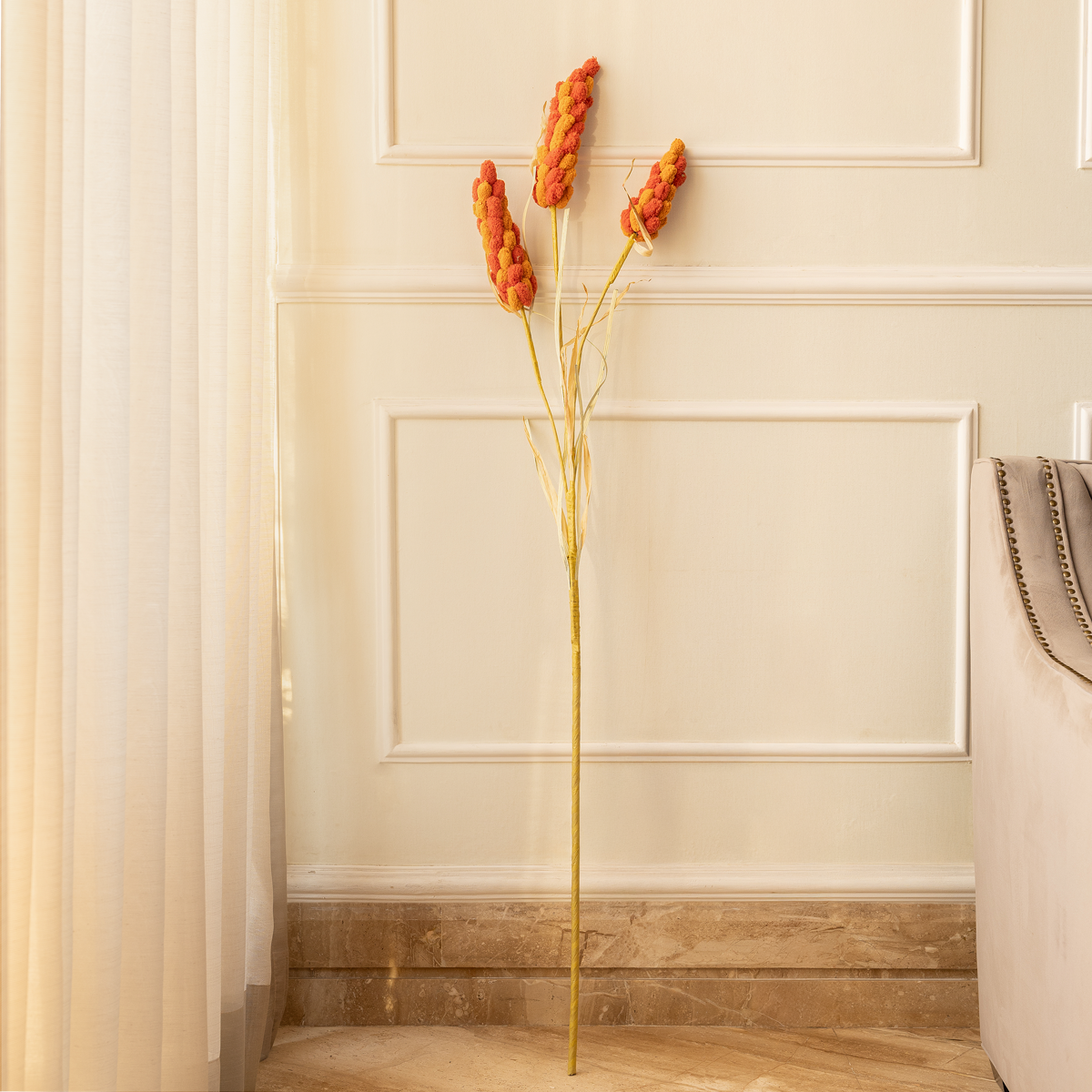 Classic Wheat Barley Artificial Stem (Single Stem Only) – Dekor Company