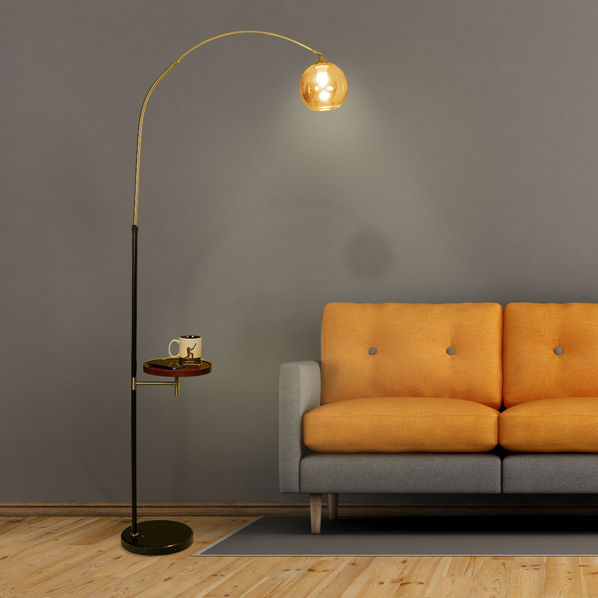 Minimalist Scandinavian Floor Lamp for Living Room