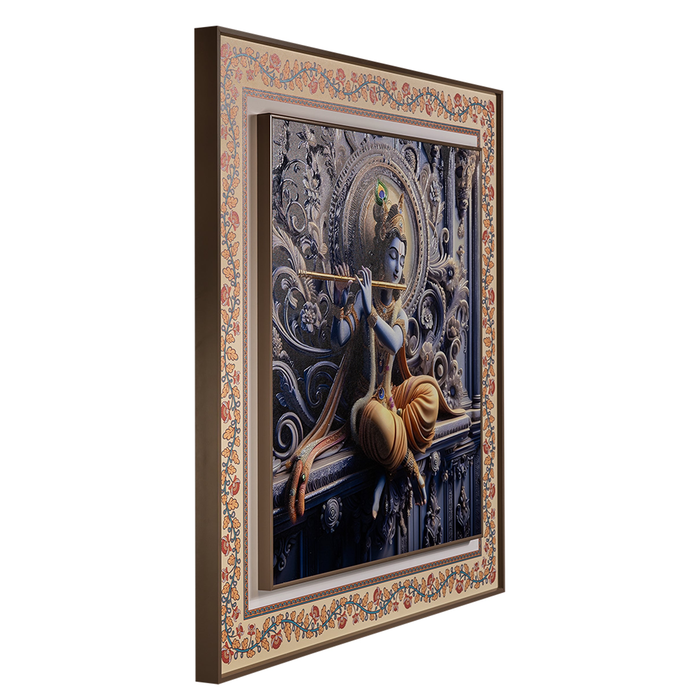 Murali Manohar The Lord Krishna Painting For Home (Double Frame ...