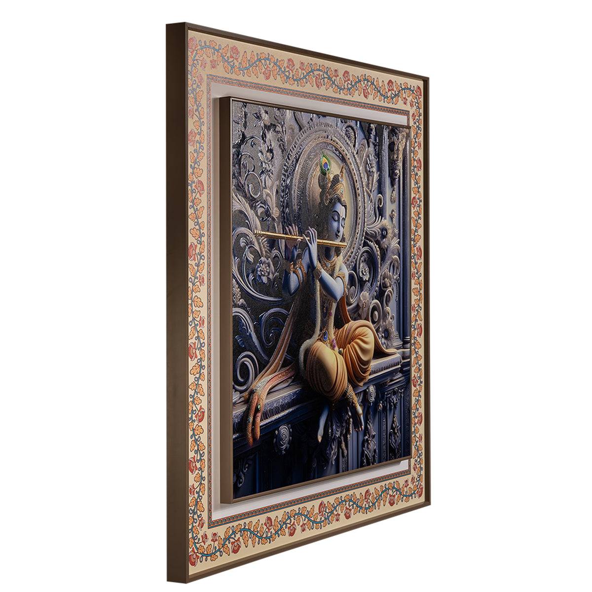 Murali Manohar The Lord Krishna Painting For Home (Double Frame ...