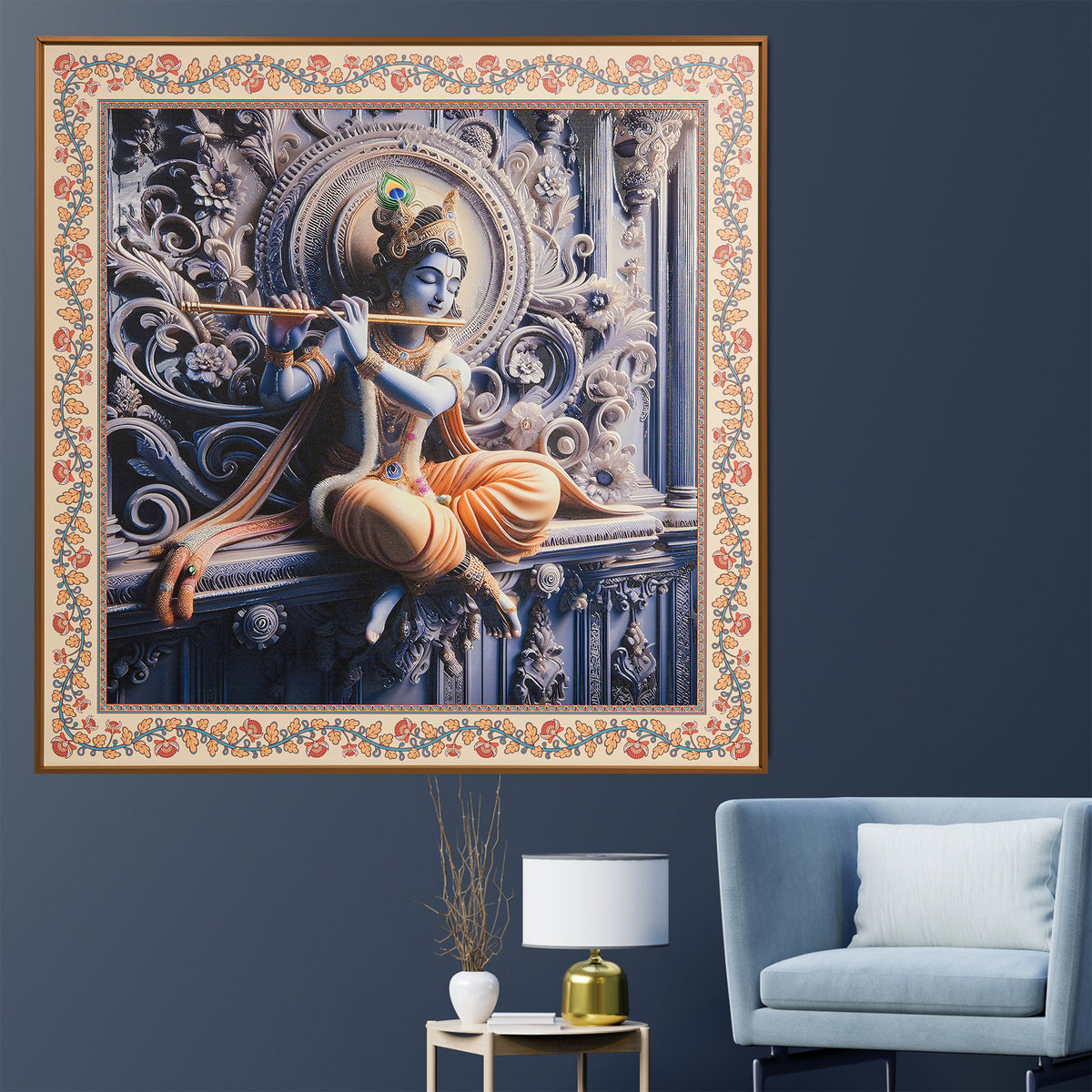 Murali Manohar The Lord Krishna Painting For Home – Dekor Company