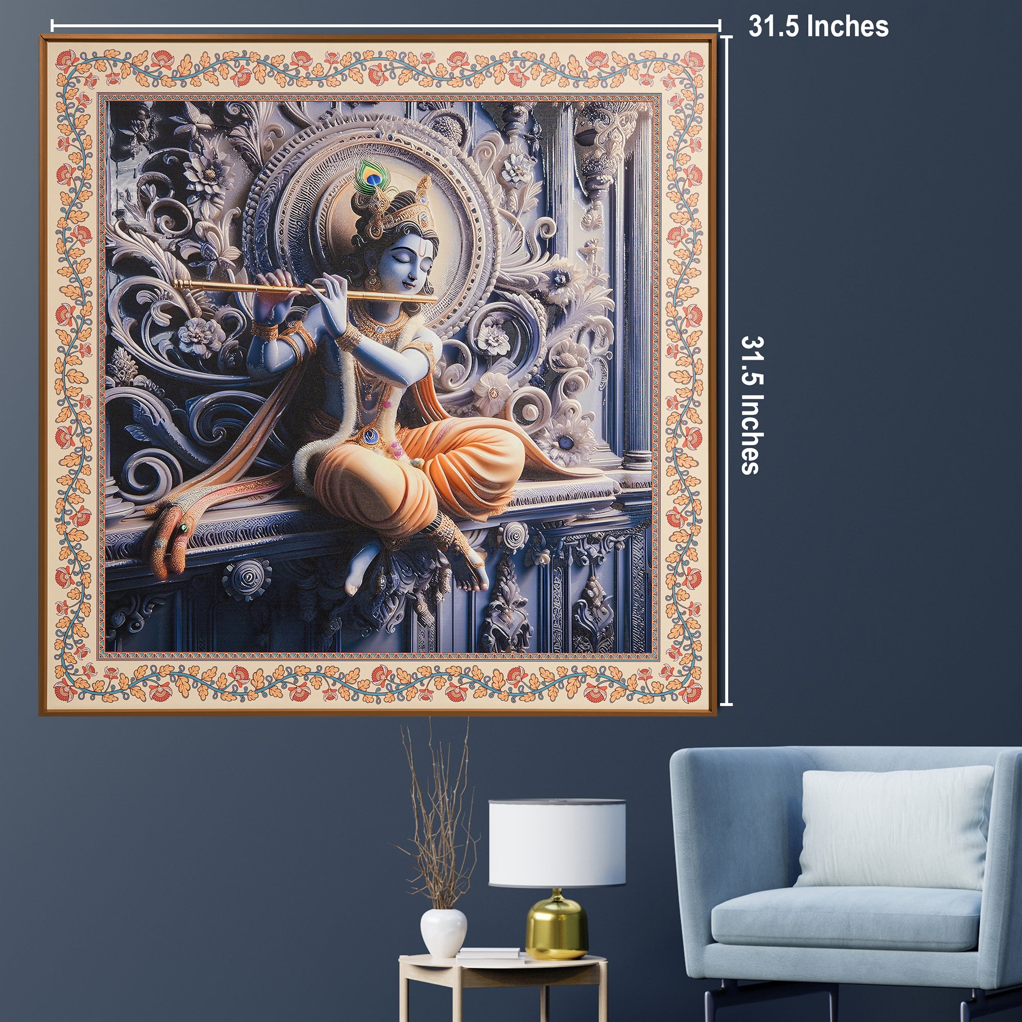 Murali Manohar The Lord Krishna Painting For Home – Dekor Company