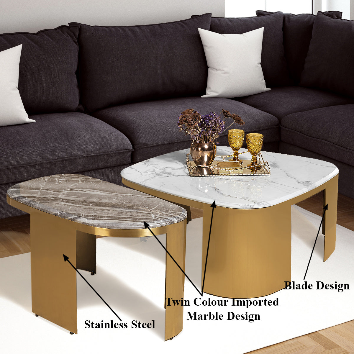 Buy Luxe Lounge Centre Table For Living Room | Dekor Company