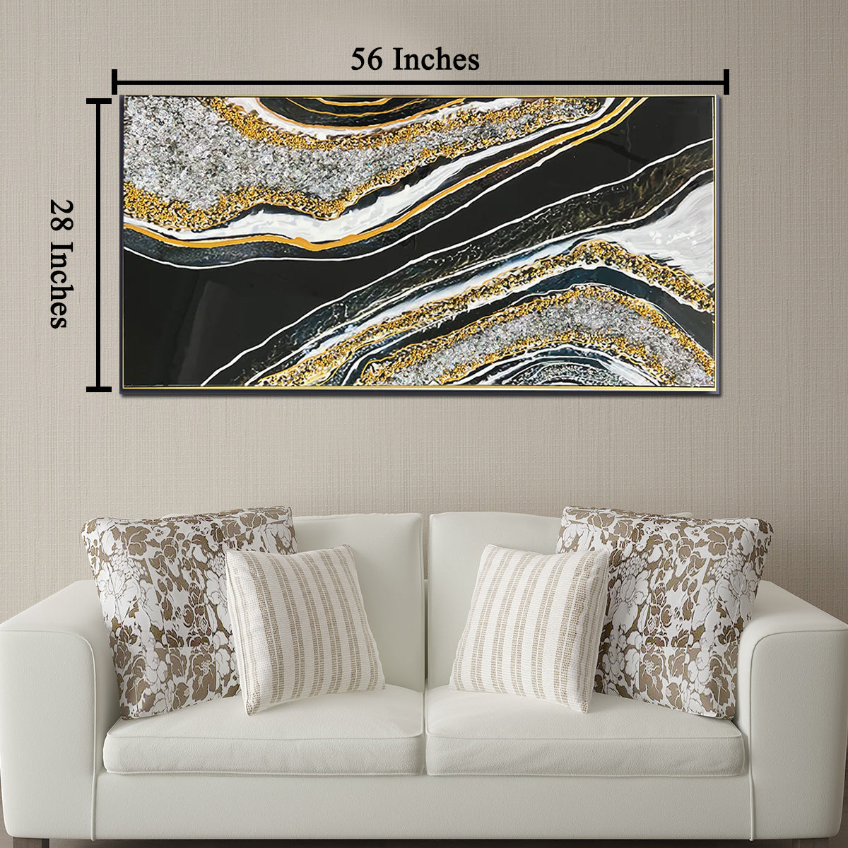 Buy Mystical Opulence Resin Art Painting | Dekor Company