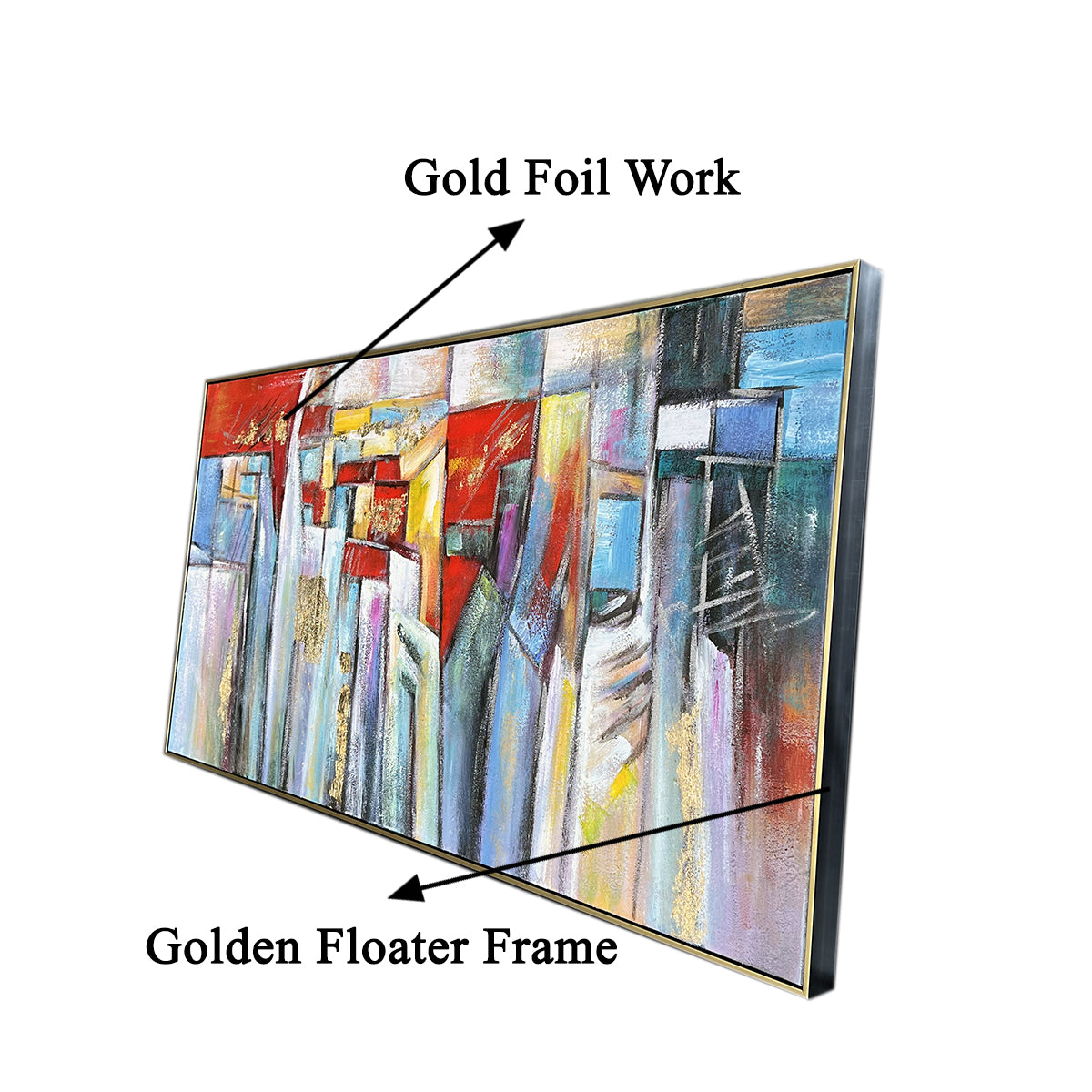 Mallory Originals 100% Hand Painted Wall Painting (With outer Floater ...