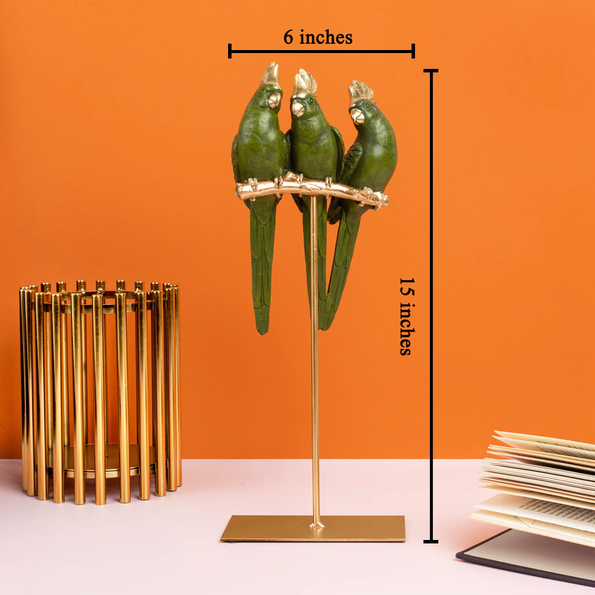 Maverick Parrot Decorative Showpiece For Home Décor – Dekor Company