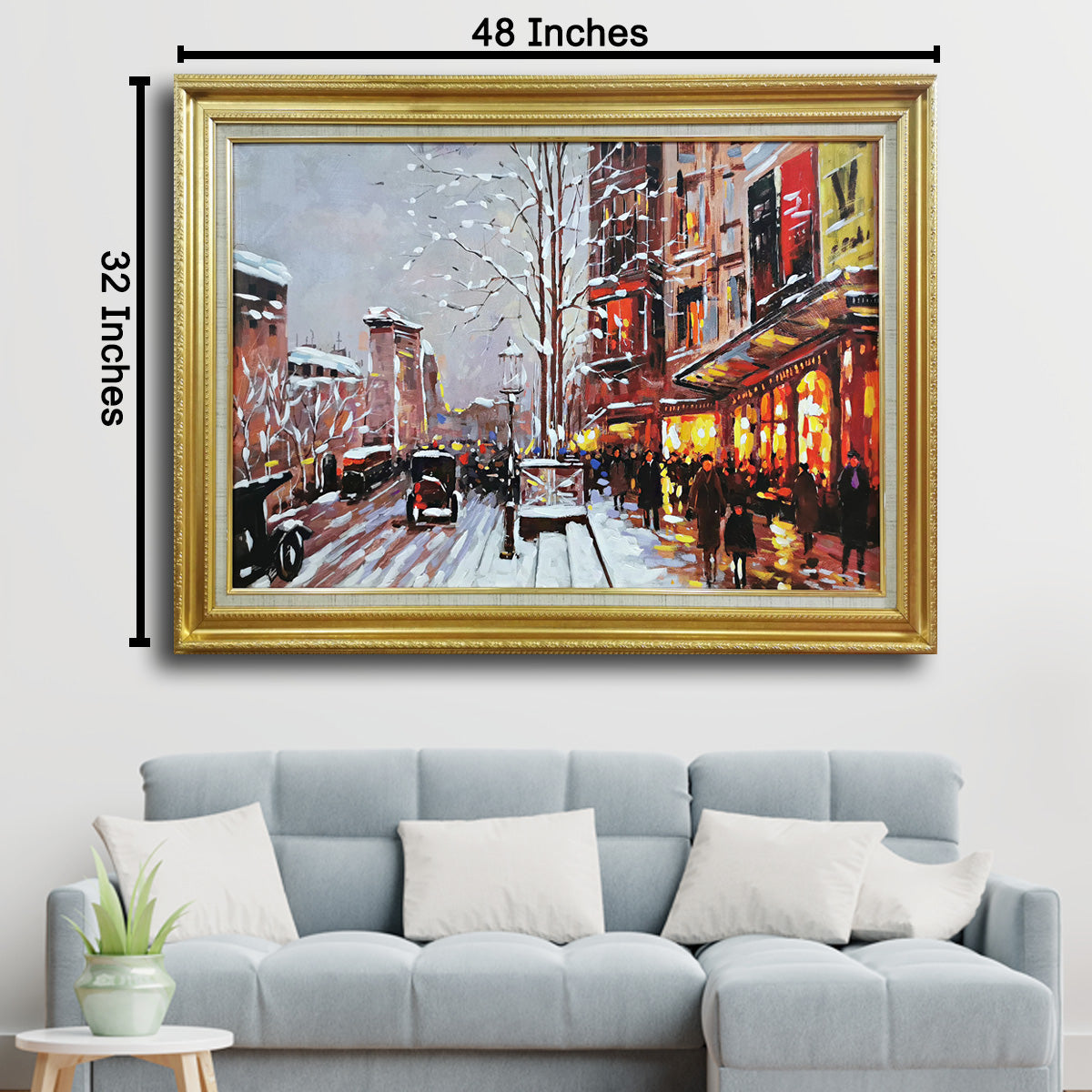 Buy English Evening Hand painted Wall Art | Dekor Company