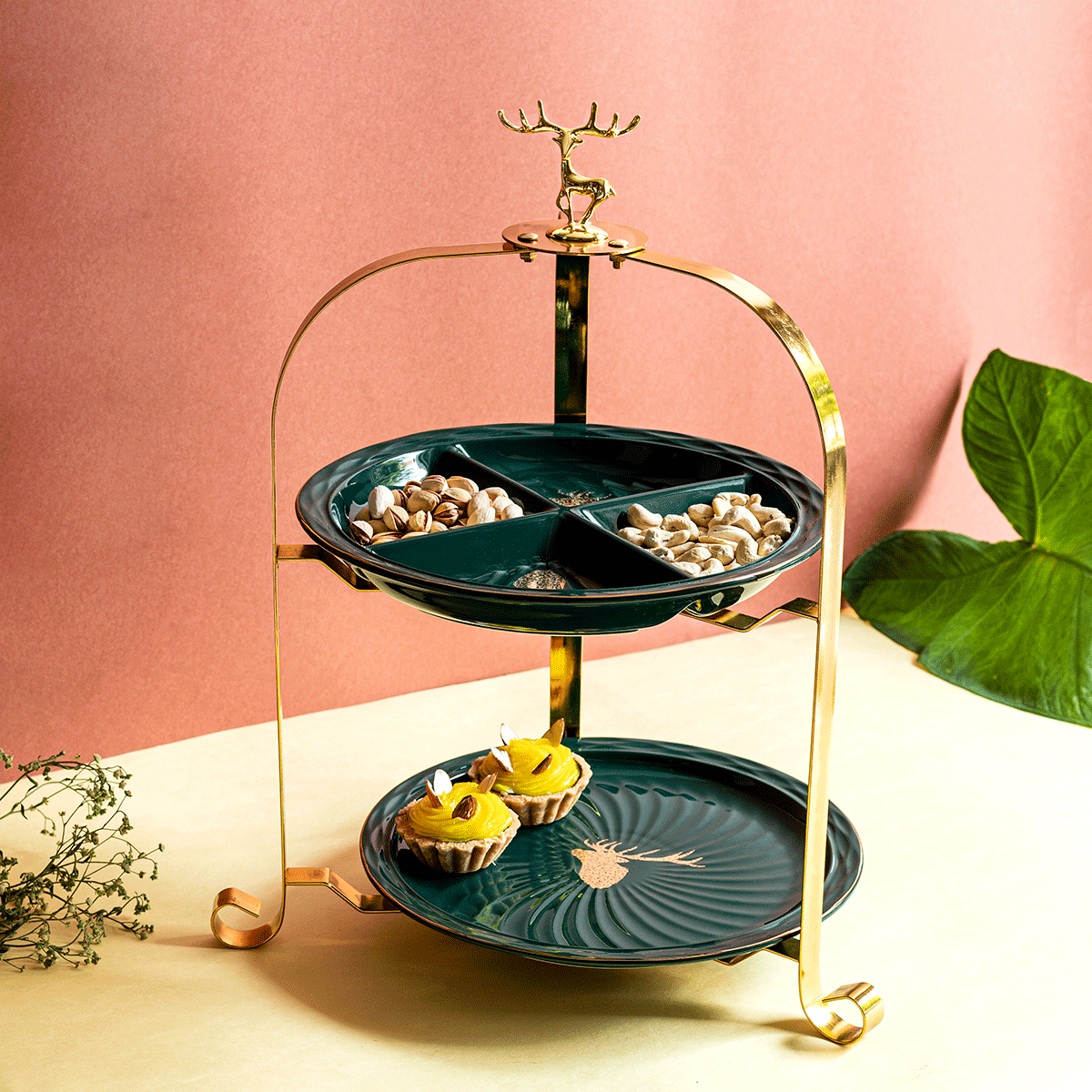 Tomso Two Tier High Tea Stand – Dekor Company