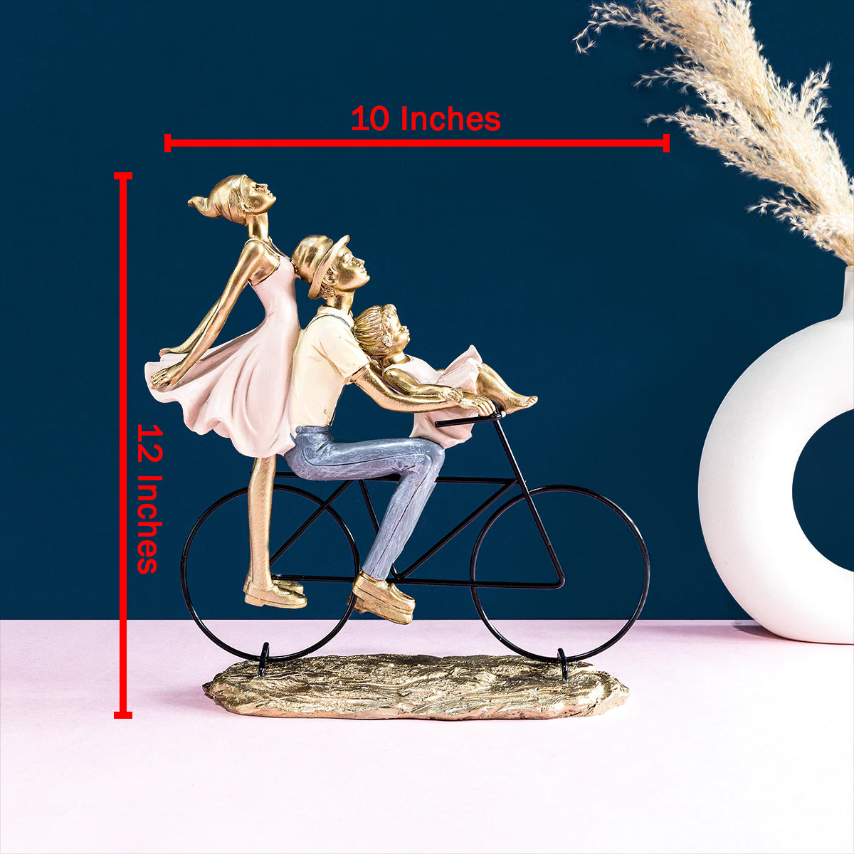 Buy Nexa Bike Ride Decorative Showpiece | Dekor Company